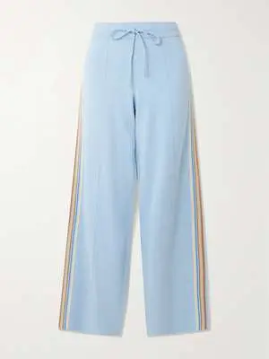Guest In Residence Striped Cotton-blend Track Pants