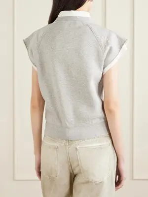 Acne Studios Printed Cotton-jersey Sweatshirt - Gray