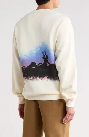ONE OF THESE DAYS Driftin' Back Cotton Graphic Sweatshirt