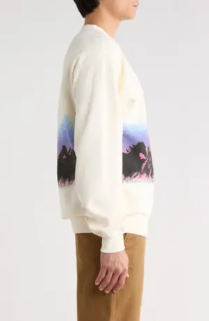 ONE OF THESE DAYS Driftin' Back Cotton Graphic Sweatshirt