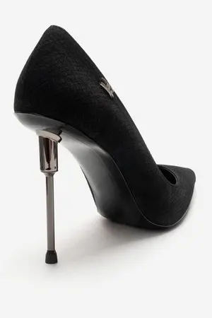 PROLOGUE SHOES Carlas Stiletto Pump - Black Pattern