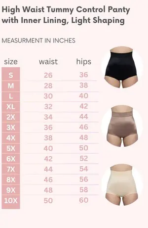 RAGO High Waist Tummy Control Panty - Black
