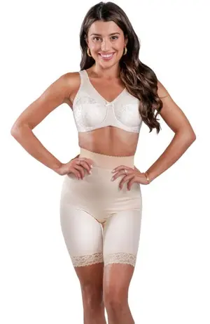 RAGO High-waist Mid-thigh Shaper - Beige
