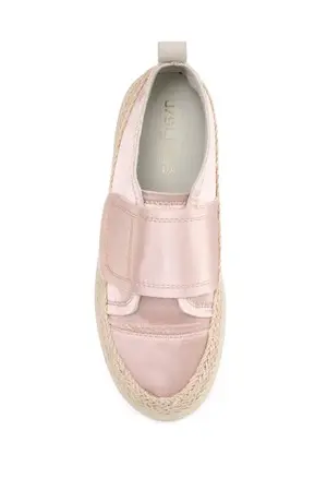 J/SLIDES NYC Hollis Satin Slip-on Sneakers - Blush