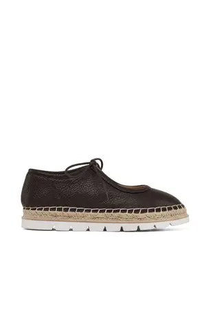 J/SLIDES NYC Billie Leather Oxford-sneaker - Dk-brown