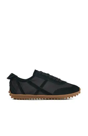 J/SLIDES NYC Emily Suede Sneaker - Black