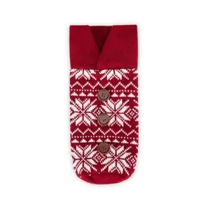 TWINE Wool Holiday Wine Bottle Sweater
