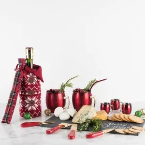 TWINE Wool Holiday Wine Bottle Sweater