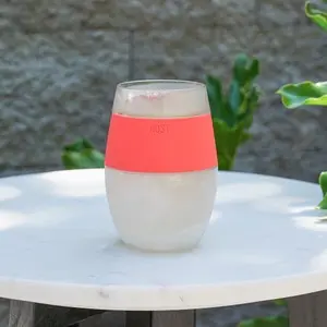 HOST Wine Freeze Cooling Cup In Coral - Pink