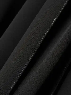 Balenciaga Scarf-detailed Silk-georgette Shirt