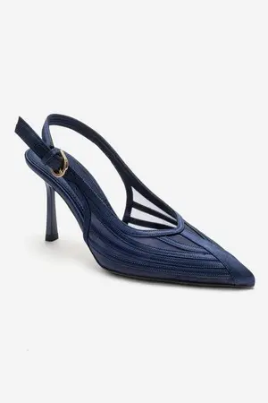 PROLOGUE SHOES Safira Stiletto Pump - Navy