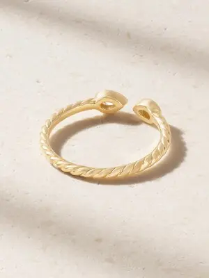 David Yurman Cable 18-karat Diamond Ring
