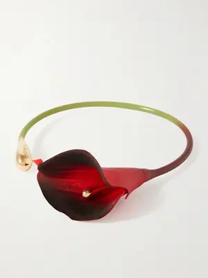 Female Gold-Tone Choker Necklaces