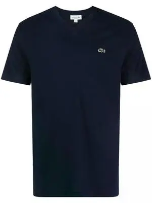 Lacoste Logo-patch V-neck T-shirt