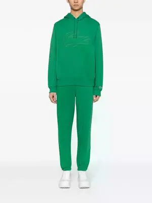 Lacoste Logo-appliqué Cotton Blend Track Pants - Green