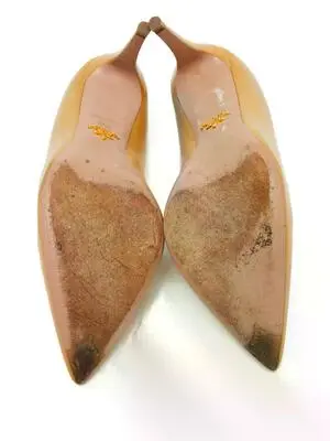 Prada 85mm Leather Heeled Pumps
