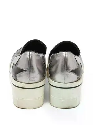Stella McCartney Binx Star Slip-on Platform Sneakers - Grey