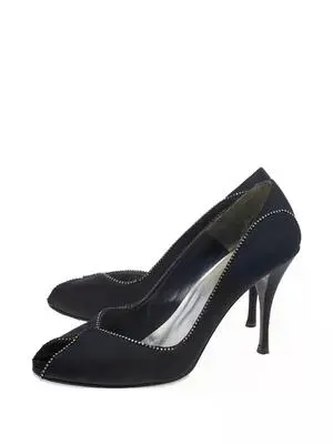 STUART WEITZMAN Embellished Peep-toe Pumps