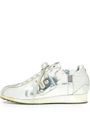 Fendi Leather Low Sneakers