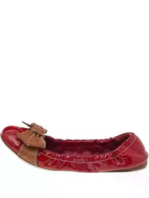 Prada Bow Detail Ballet Flats