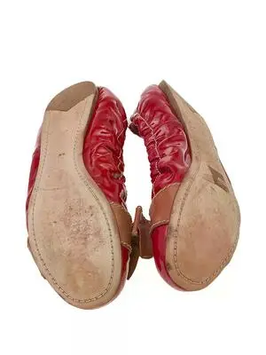 Prada Bow Detail Ballet Flats