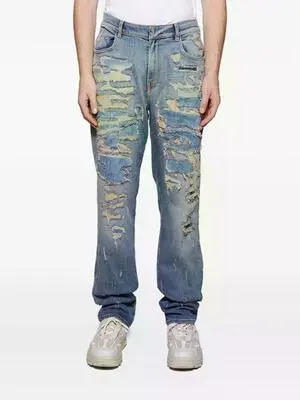 Givenchy Distressed-effect Straight Leg Jeans