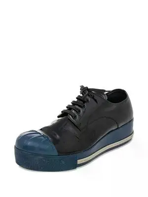 Miu Miu Patent Platform Derby Shoes