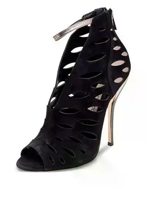 JIMMY CHOO Cut-out Stiletto Ankle Boots