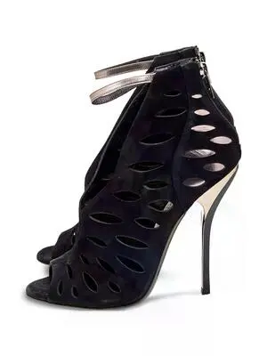 JIMMY CHOO Cut-out Stiletto Ankle Boots