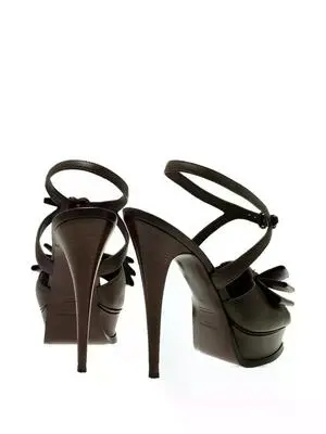 Saint Laurent 140mm Y-bow Platform Sandals