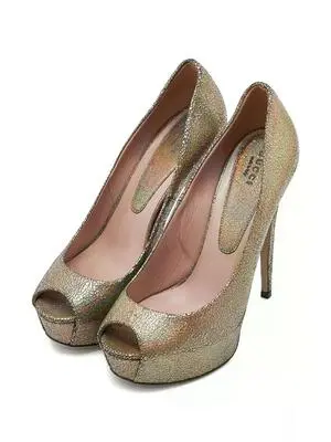 Gucci 140mm Platform Peep-toe Pumps