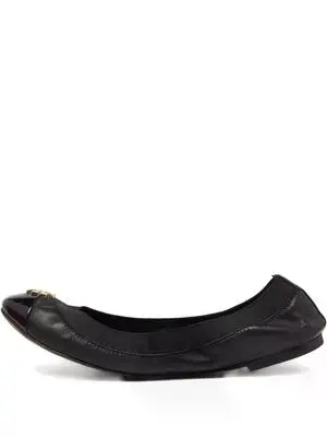 Tory Burch Patent Leather Emblem Ballet Flats