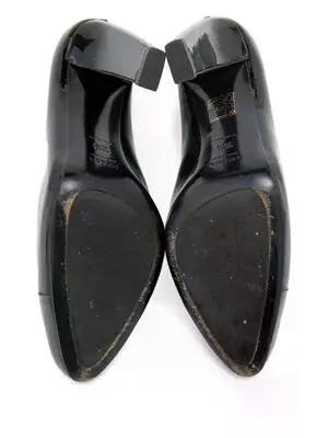 Prada Patent Leather Almond Toe High Heel Pumps