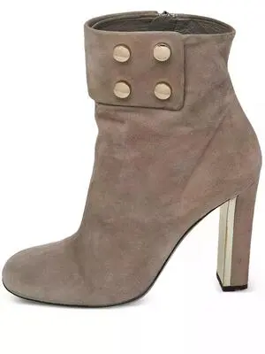 Gucci 100mm Suede Ankle Boots