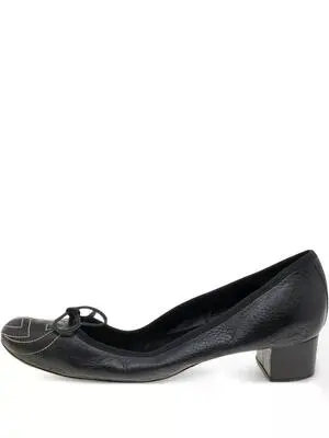 Gucci Leather Bow Detail Pumps