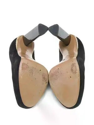 NICHOLAS KIRKWOOD Suede Platform Pumps With Glitter Detailing