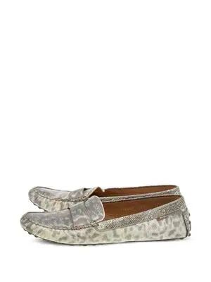 FERRAGAMO Leopard Print Loafers