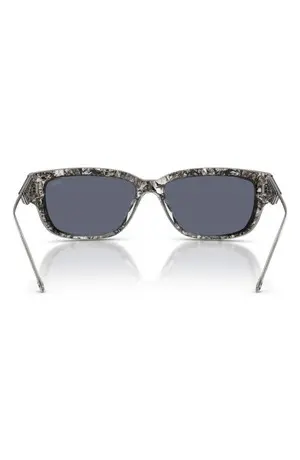 DIESEL® Rectangular Sunglasses - Havana/violet/emerald