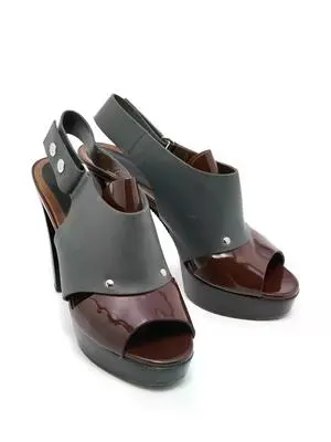 Marni Paneled High Heel Sandals