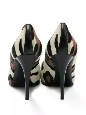 GIUSEPPE ZANOTTI 110mm Leopard-print Stiletto Sandals