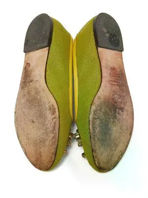 Dolce & Gabbana Embellished Leather Ballet Flats