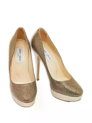 JIMMY CHOO 135mm Platform Stiletto Heel Pumps