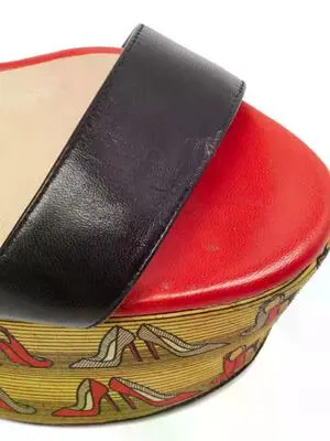 CHRISTIAN LOUBOUTIN 65mm Pattern Platform Sandals