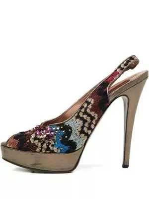 Missoni Leather Heeled Pumps