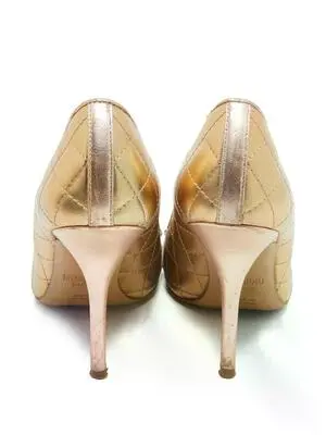 Moschino Quilted Logo Pumps