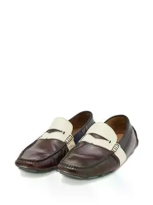 Dolce & Gabbana Leather Penny-slot Loafers