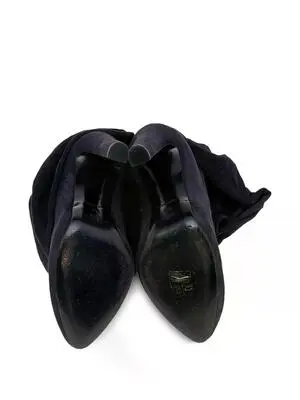 Alaïa Suede Platform Boots