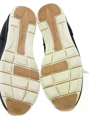 FERRAGAMO Perforated Leather Lace-up Sneakers