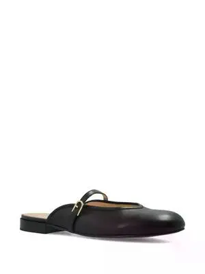 Furla Etoile Strap-detail Leather Mules