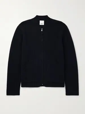 ALLUDE Virgin Wool And Cashmere-blend Bomber Jacket